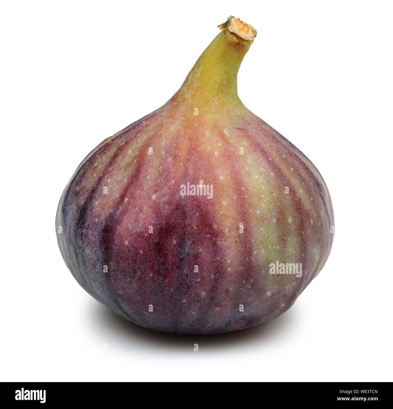 Fresh purple fig fruit isolated on white background Stock Photo - Alamy