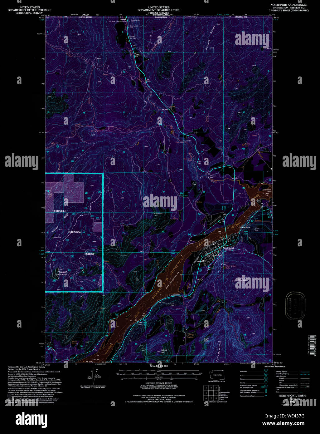 Map of northport hi-res stock photography and images - Alamy