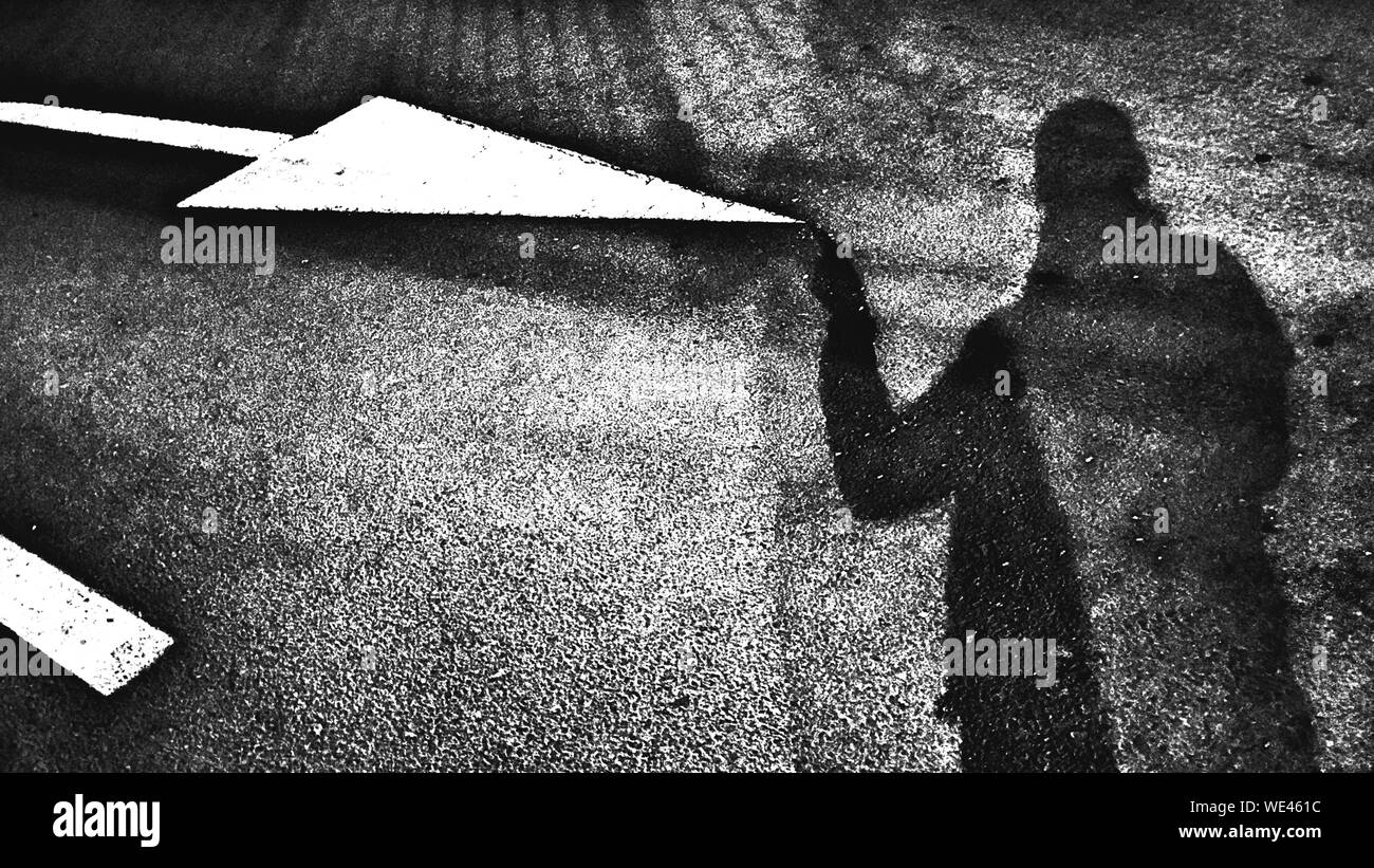 Arrow Shadow High Resolution Stock Photography and Images - Alamy