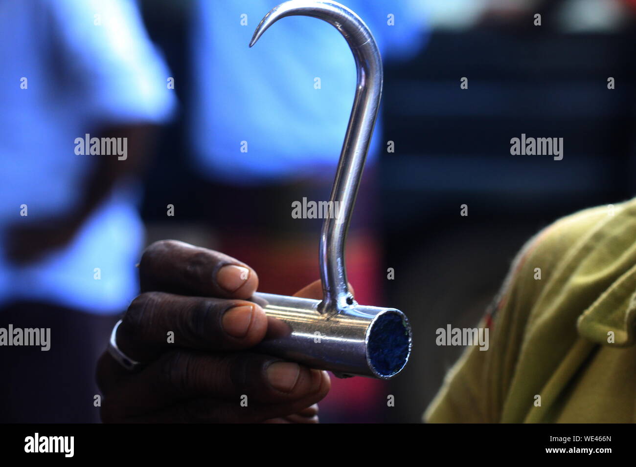 Steel hook hi-res stock photography and images - Alamy