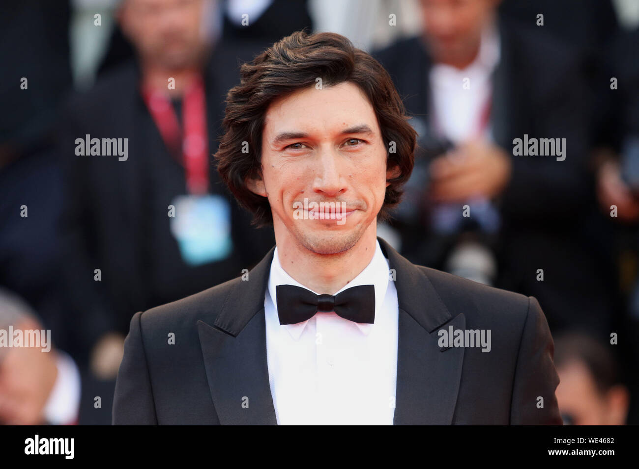 Italy, Venice, August 29, 2019 : Adam Driver walks the red carpet ahead ...
