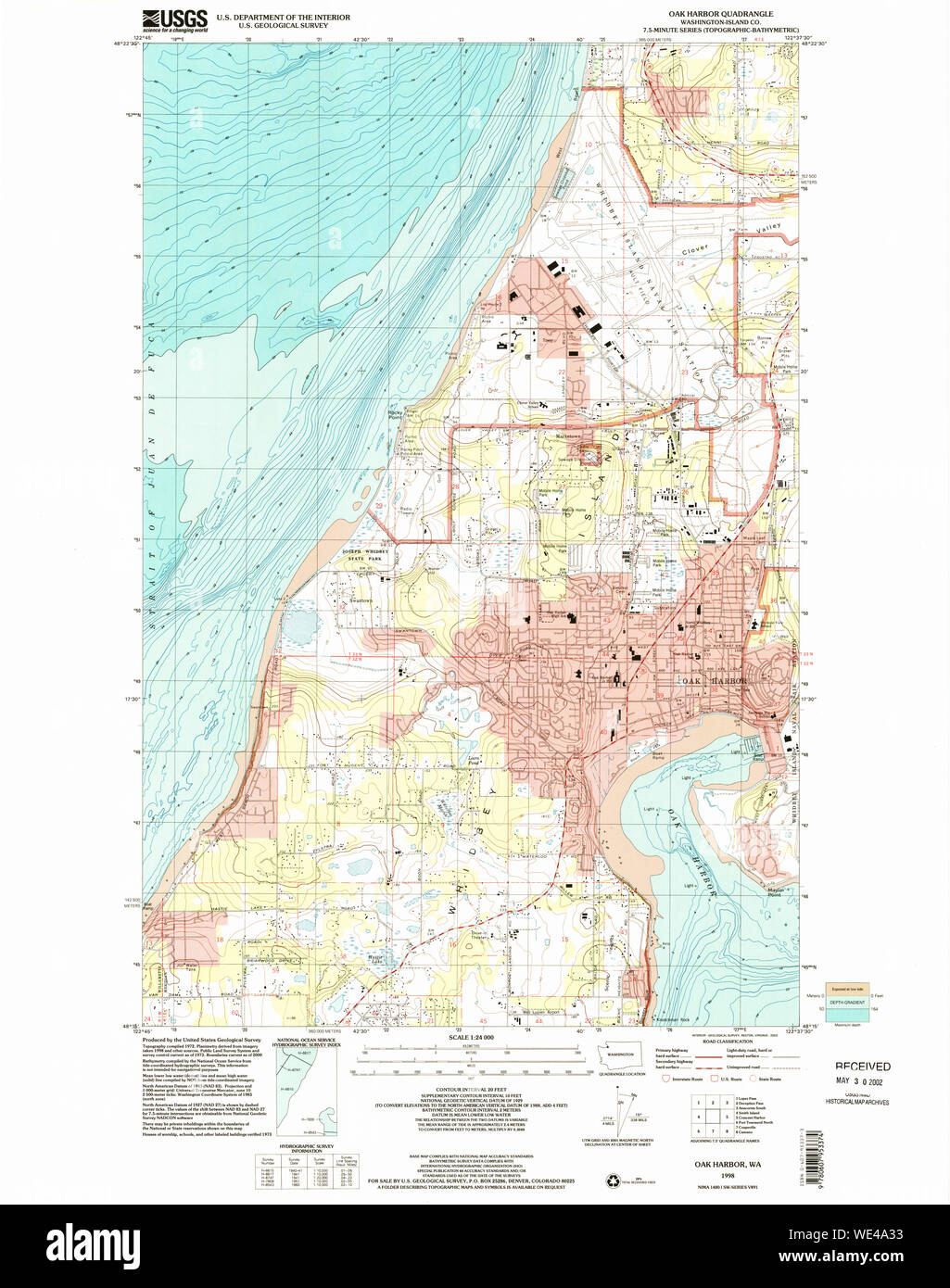 Oak harbor map Cut Out Stock Images & Pictures - Alamy