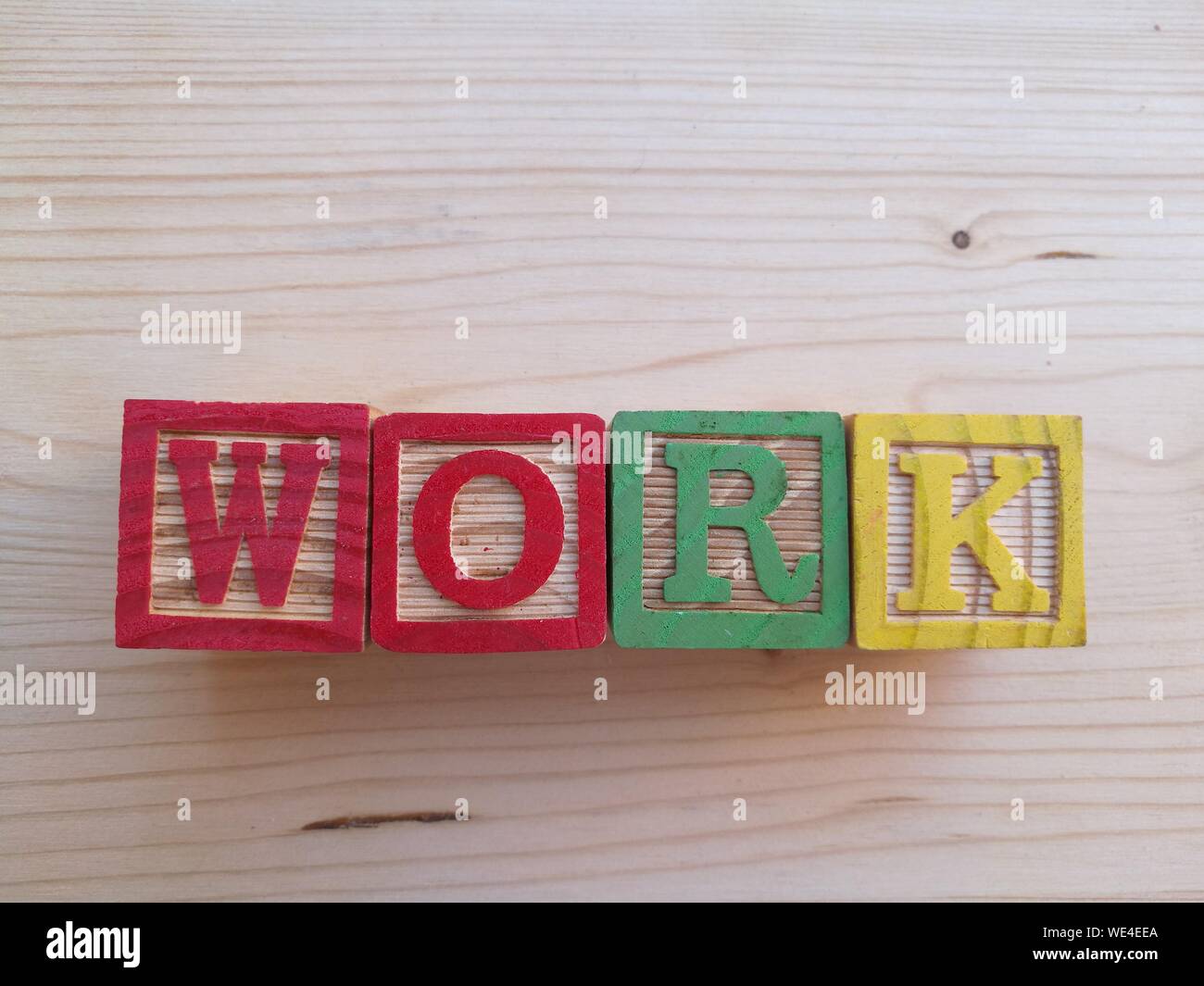 Work text hi-res stock photography and images - Alamy