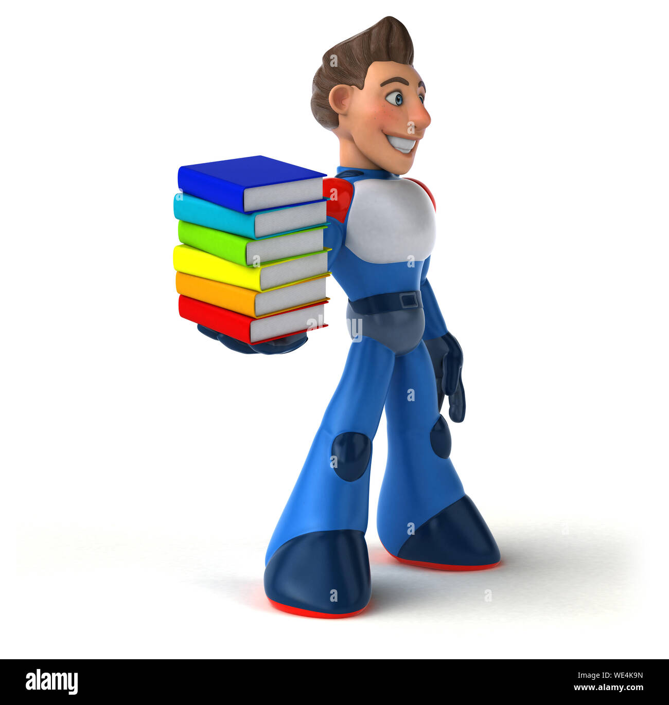 Cartoon school book superhero hi-res stock photography and images - Alamy