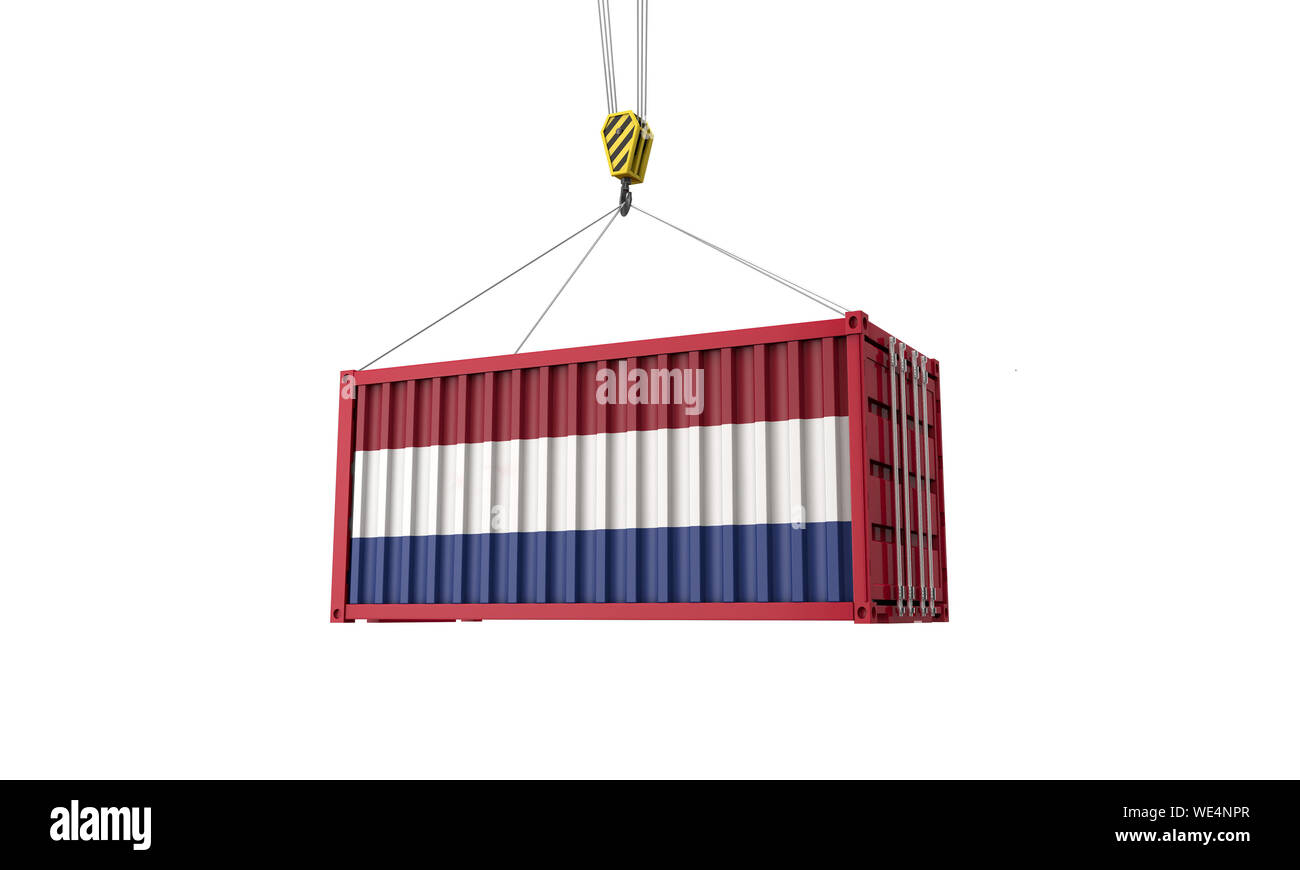 Hanging from a crane Cut Out Stock Images & Pictures - Alamy