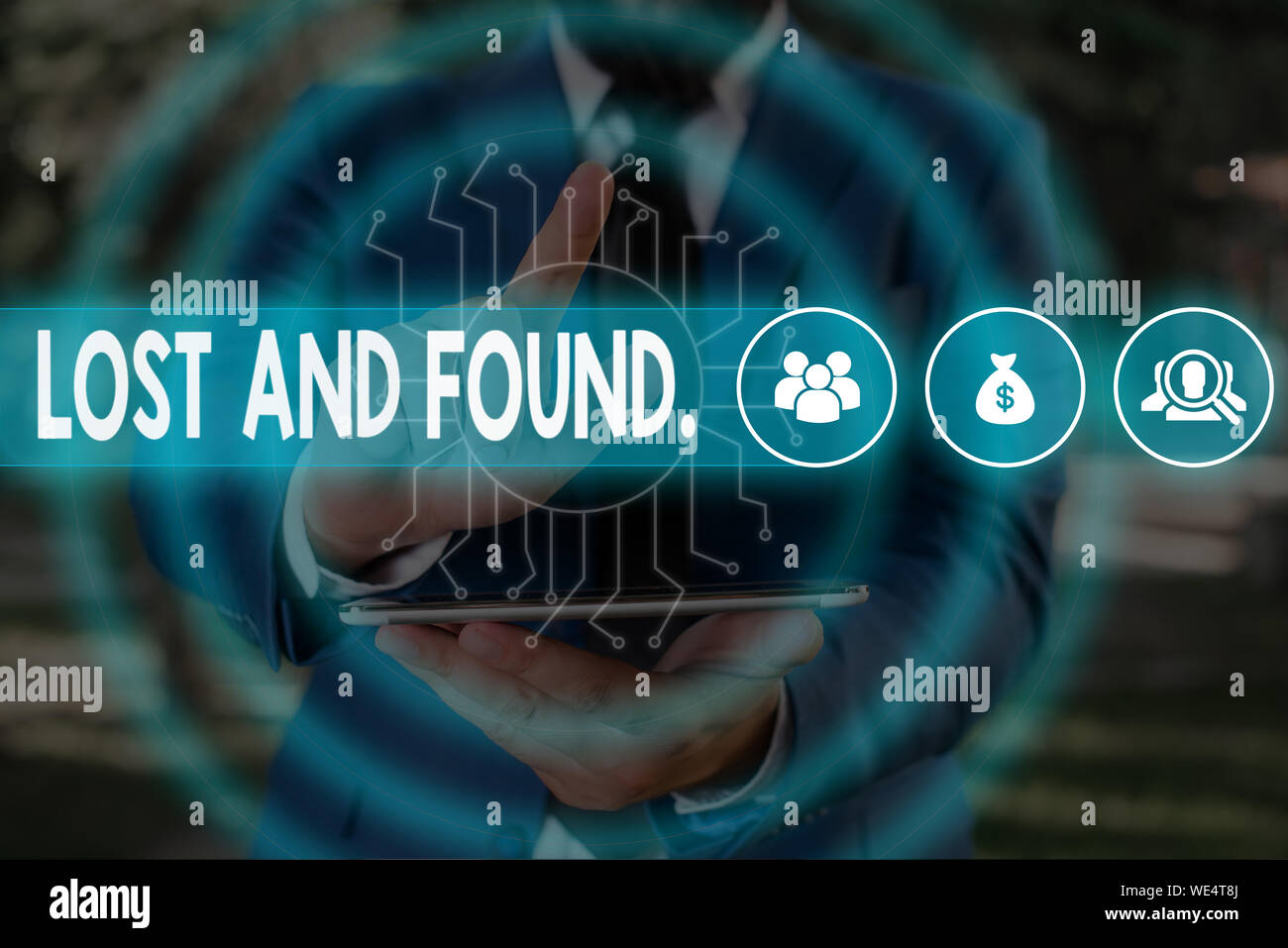 Handwriting text Lost And Found. Conceptual photo a place where lost ...