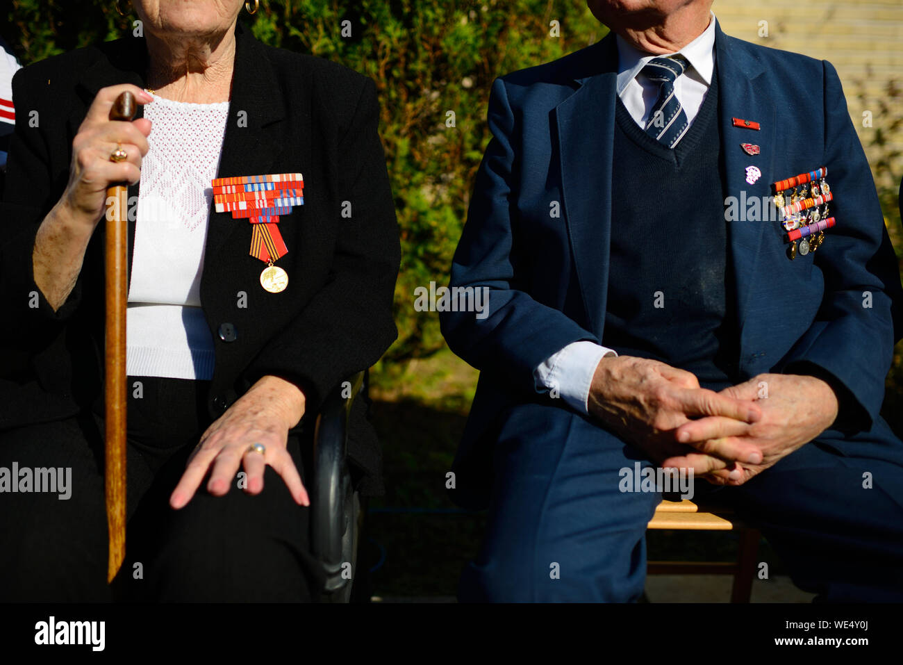 Old veterans hi-res stock photography and images - Alamy