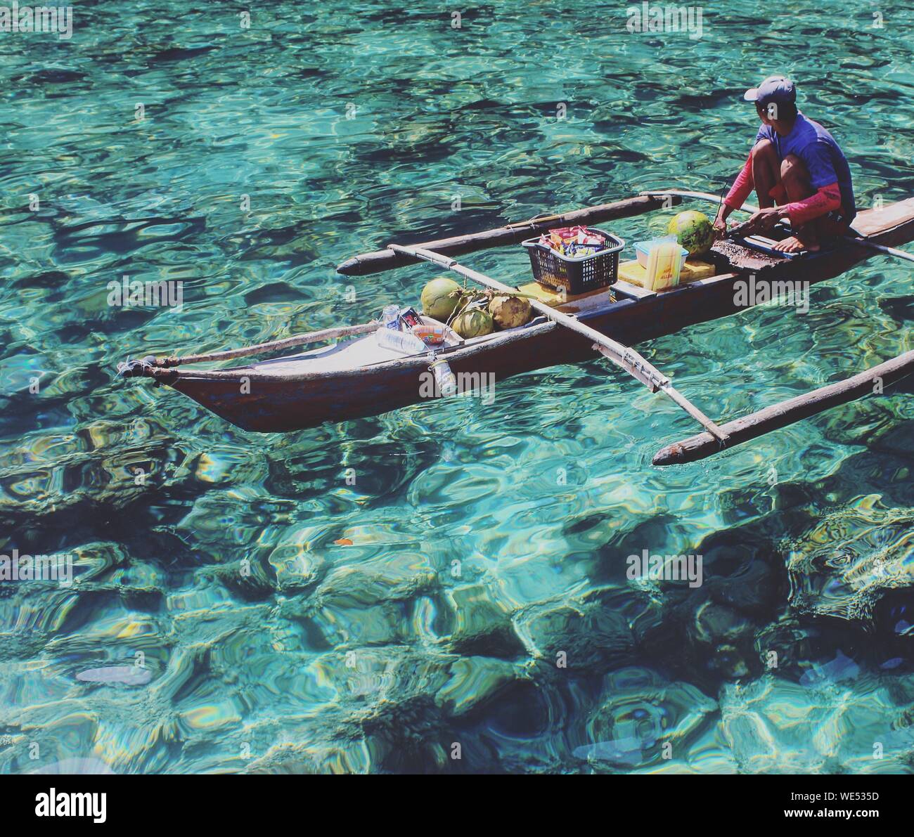 One outrigger hi-res stock photography and images - Alamy