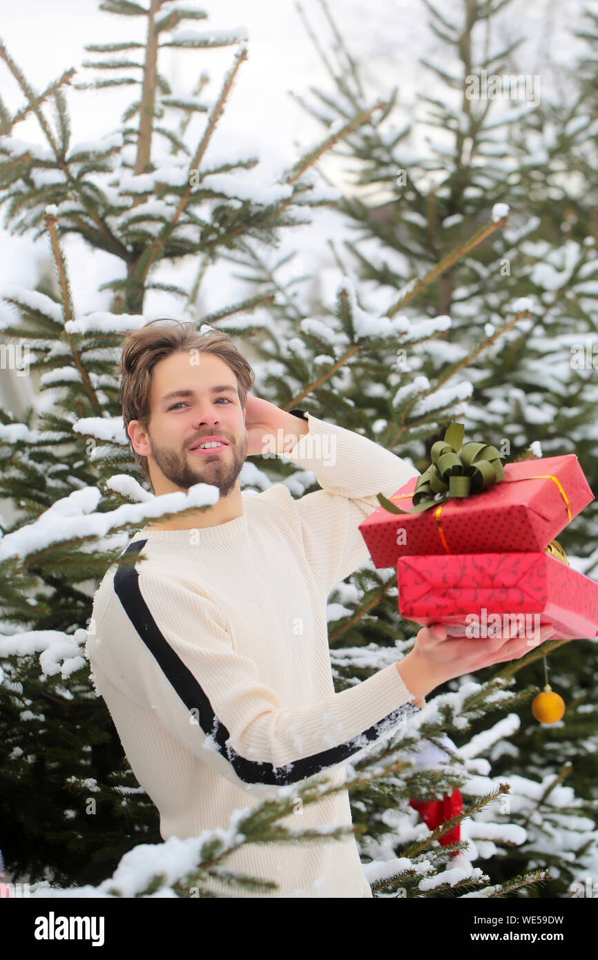Season greetings and xmas gifts Stock Photo - Alamy