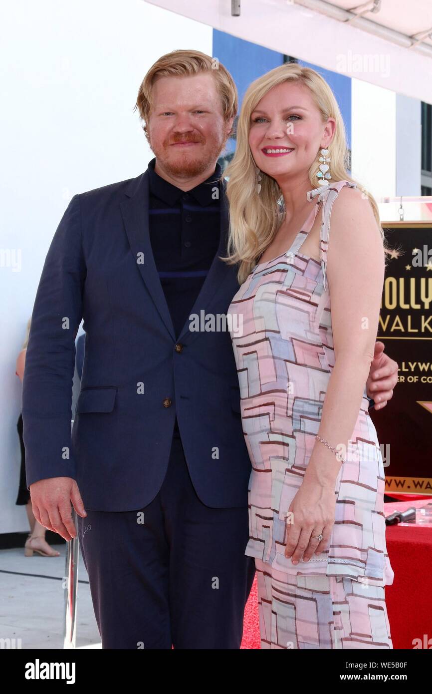 Los Angeles, CA. 29th Aug, 2019. Jesse Plemons, Kirsten Dunst at the ...