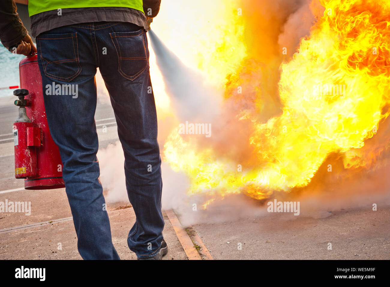 Fire extinguisher in water hi-res stock photography and images - Alamy