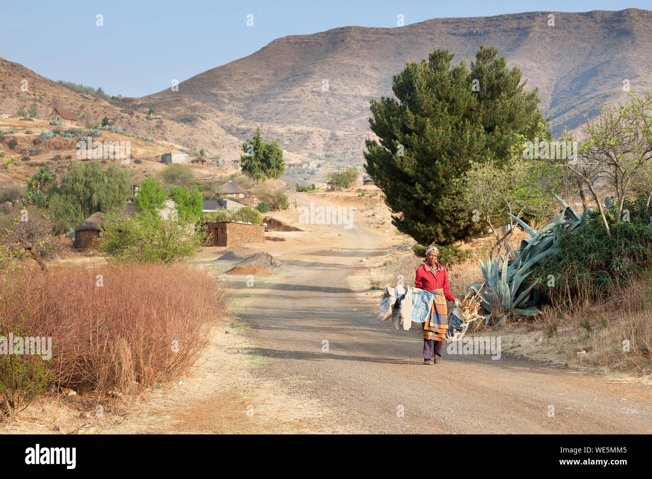 Basotho lesotho basotho village hi-res stock photography and images - Alamy