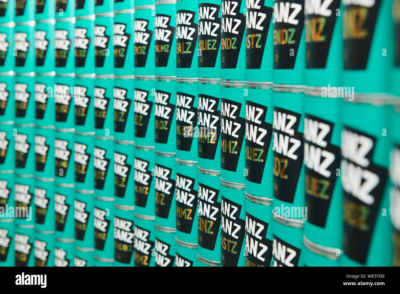 London, UK. 29th August 2019. A Heinz Beanz Museum prepares to open to ...