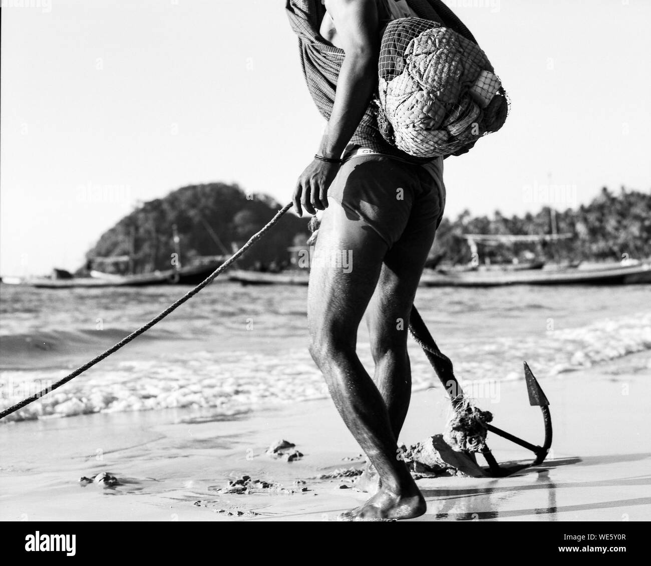 Fisherman Anchor High Resolution Stock Photography and Images - Alamy