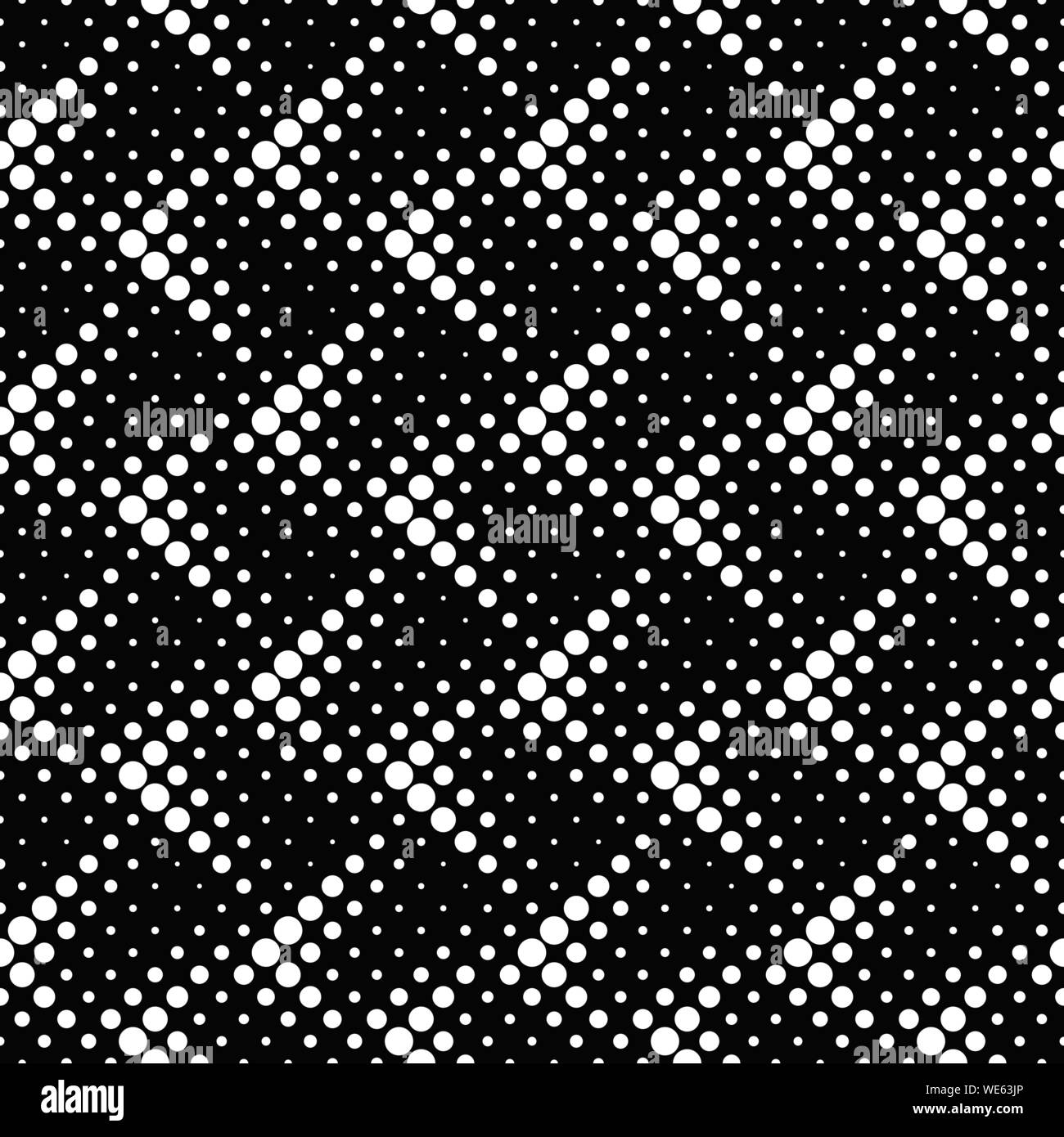 Seamless Dot Pattern Background Black And White Abstract Vector