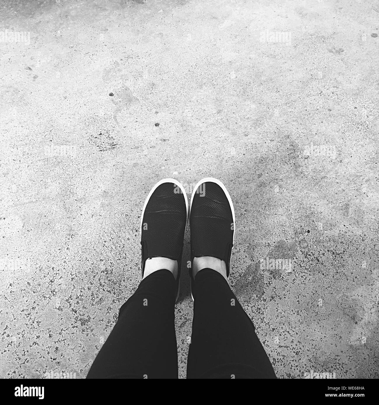 Low ground view Black and White Stock Photos & Images - Alamy