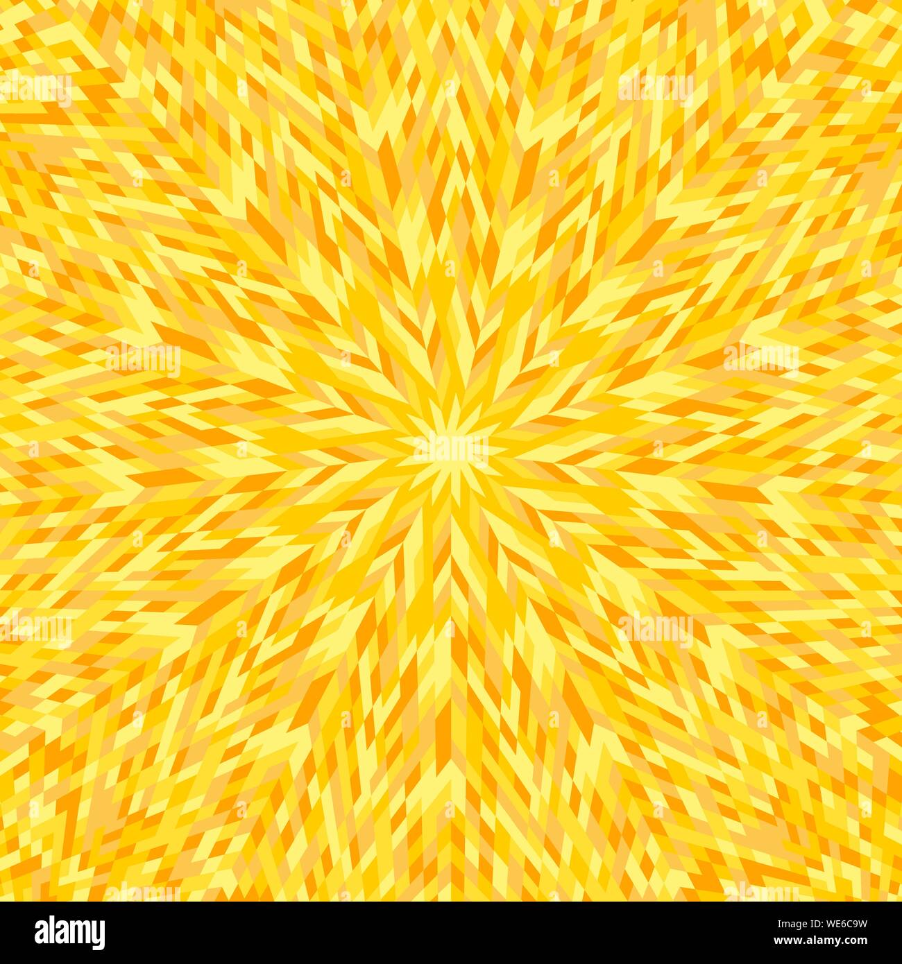 Hypnotic geometrical abstract circular burst pattern background ...