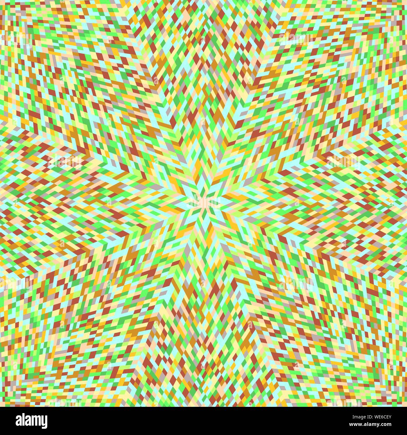 Tiled pattern background design - psychedelic hypnotic circular vector ...