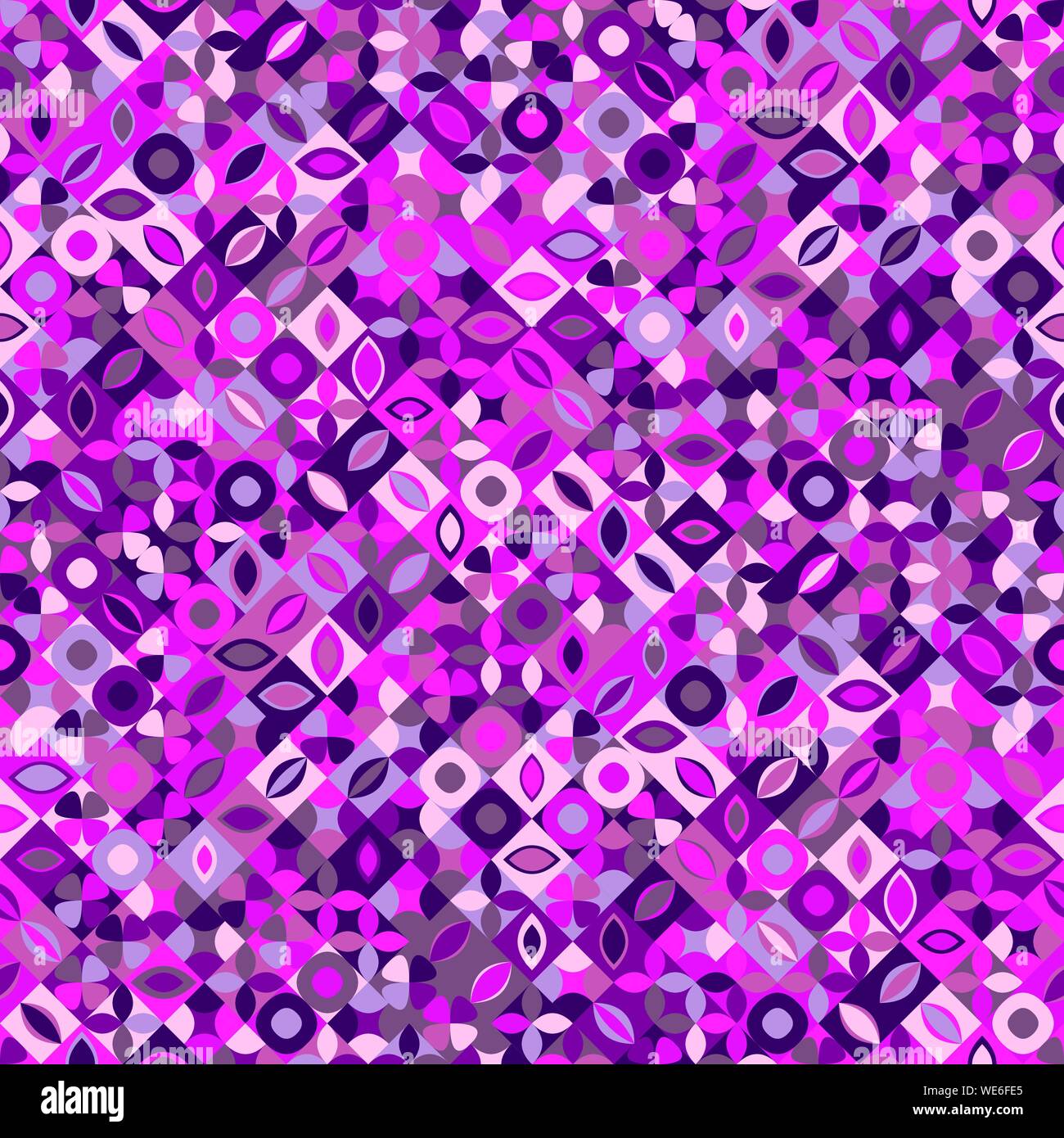 Colorful diagonal curved shape pattern background - abstract vector ...