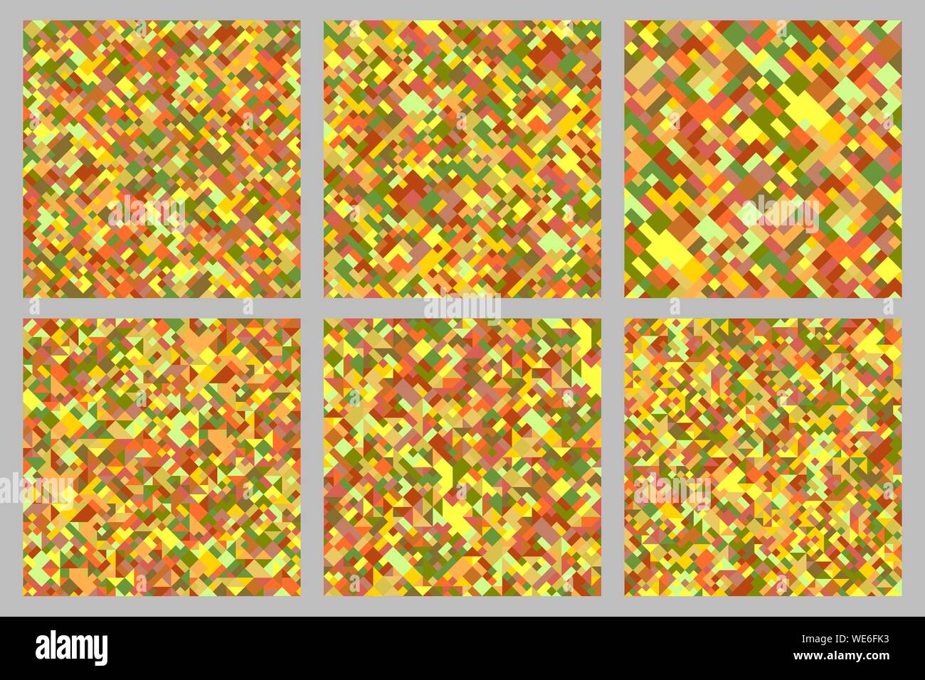 Diagonal geometrical pattern background design set - abstract vector ...