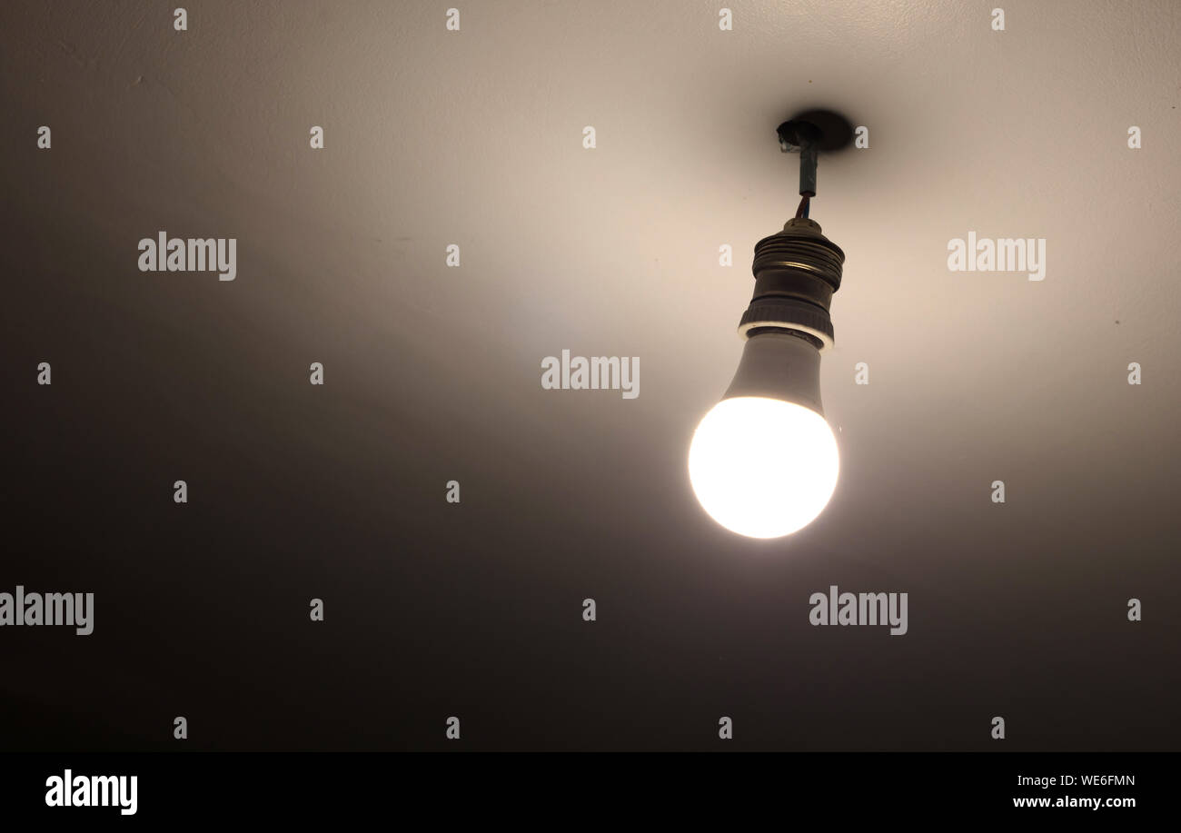 Light bulb from the ceiling, Madagascar, Africa Stock Photo - Alamy