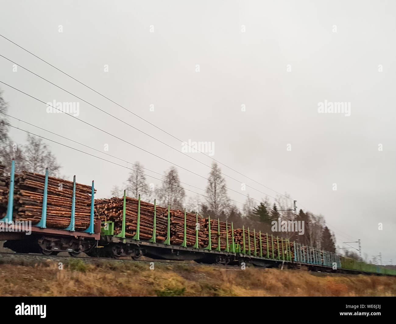 Log freight hi-res stock photography and images - Alamy