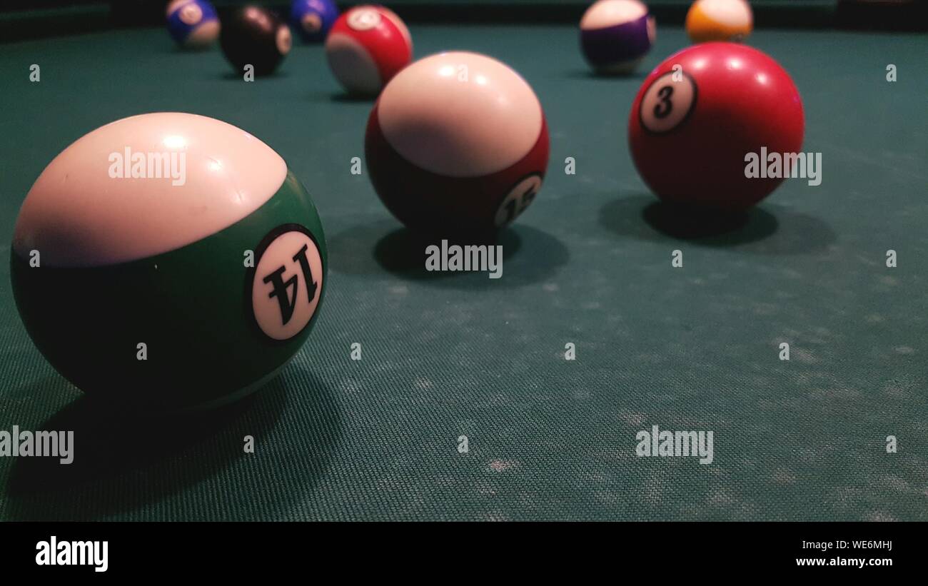 Pool Table Balls High Resolution Stock Photography and Images - Alamy