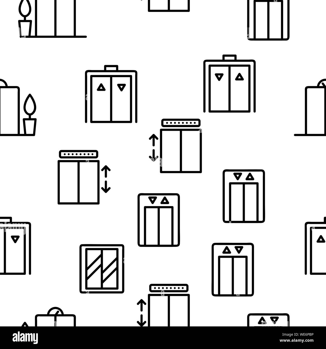 Elevator Pictogram High Resolution Stock Photography and Images - Alamy