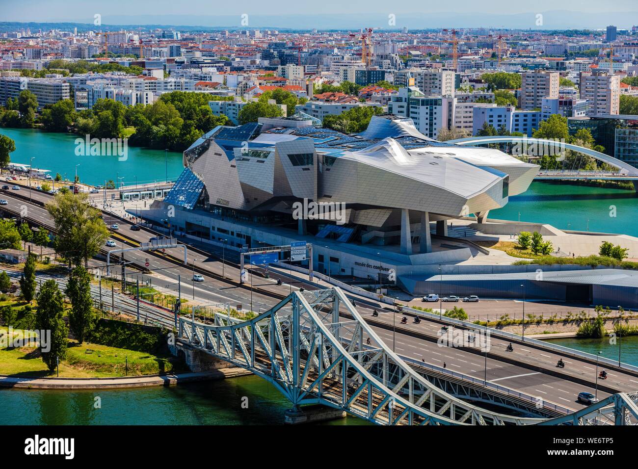 France, Rhone, Lyon, district of La Confluence in the south of the ...
