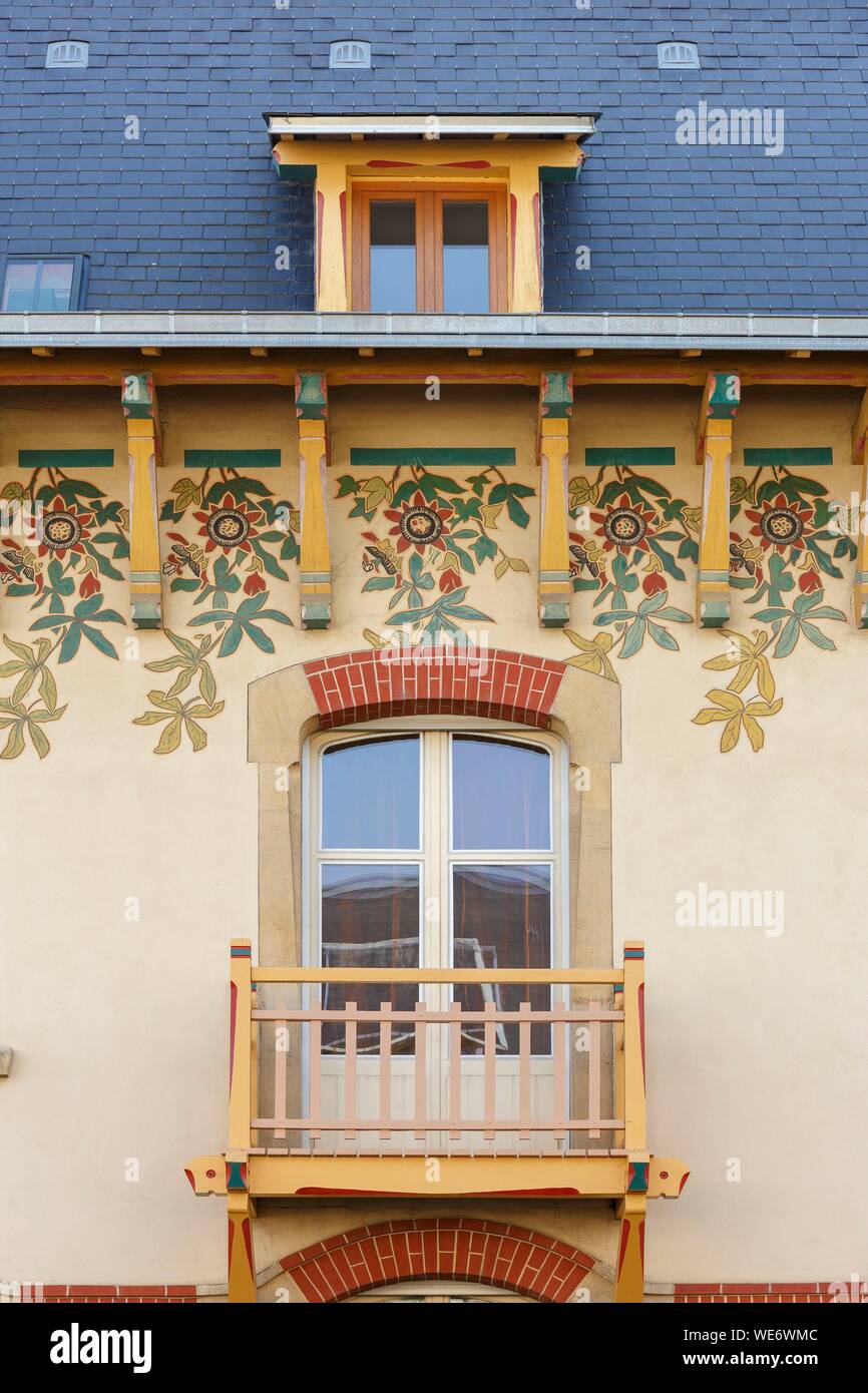 France, Meurthe et Moselle, Nancy, house of contractor Auguste Ramel by ...
