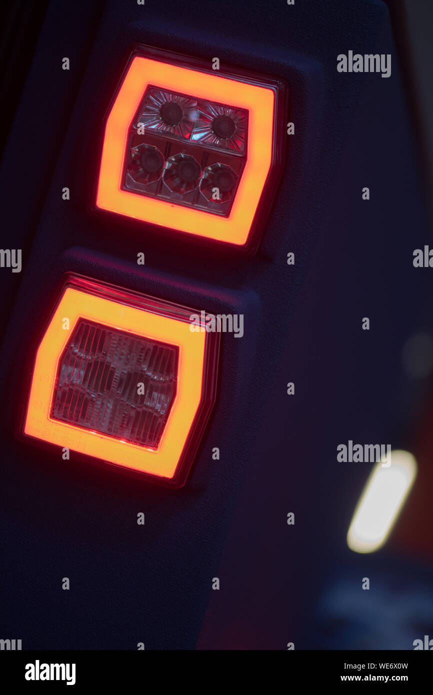 Supercar tail lights detail hi-res stock photography and images - Alamy