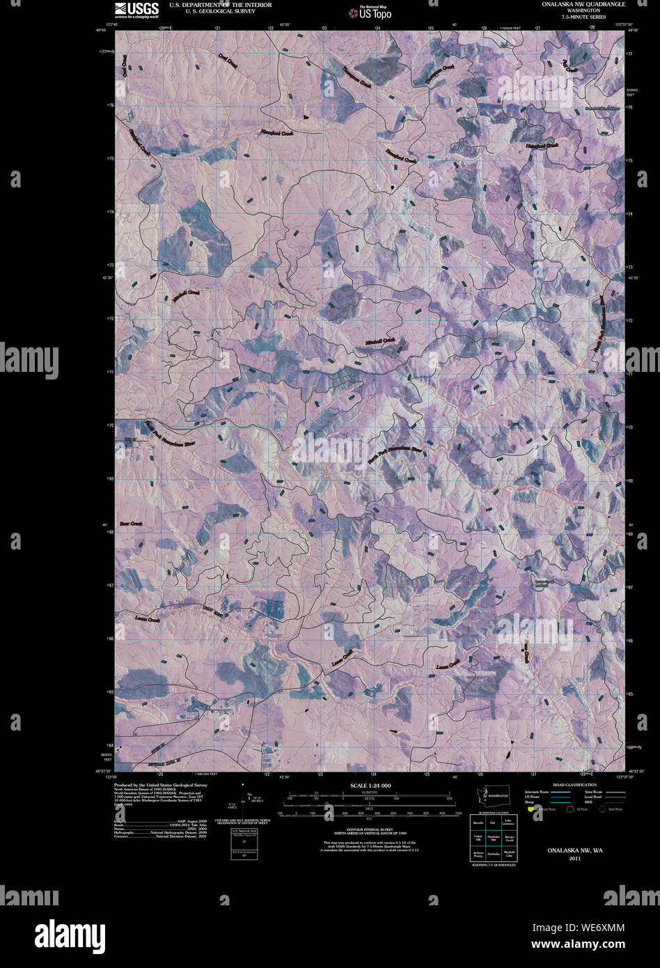 Onalaska map hi-res stock photography and images - Alamy