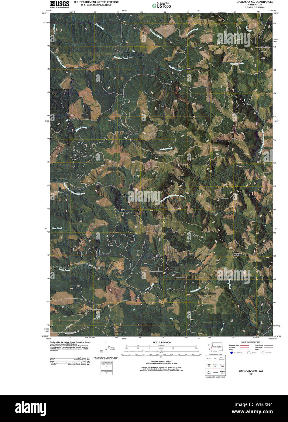 Onalaska map hi-res stock photography and images - Alamy