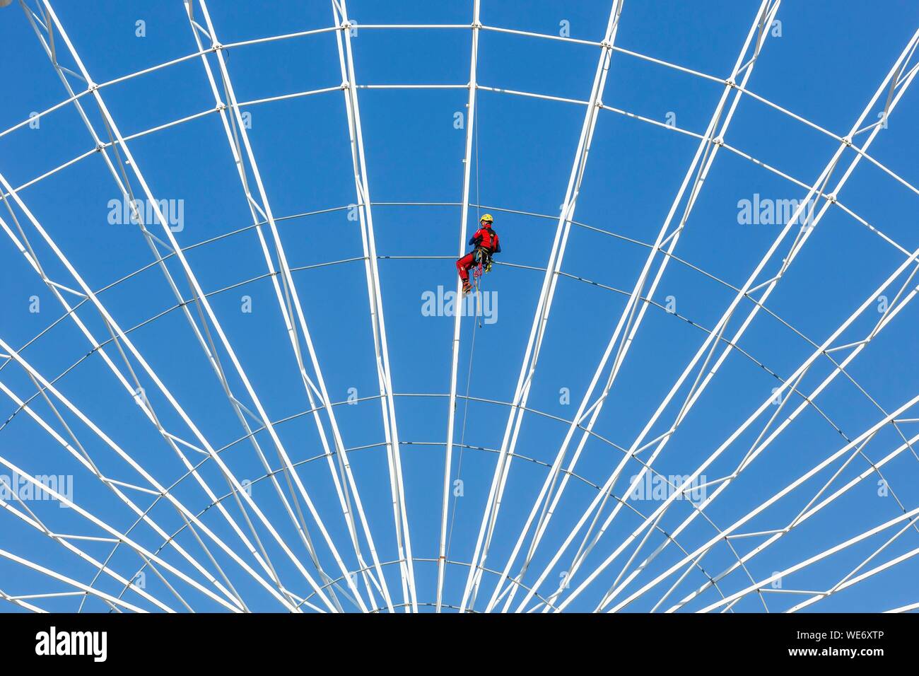 France, Meurthe et Moselle, Nancy, Grande Roue (Ferris Wheel) of the ...