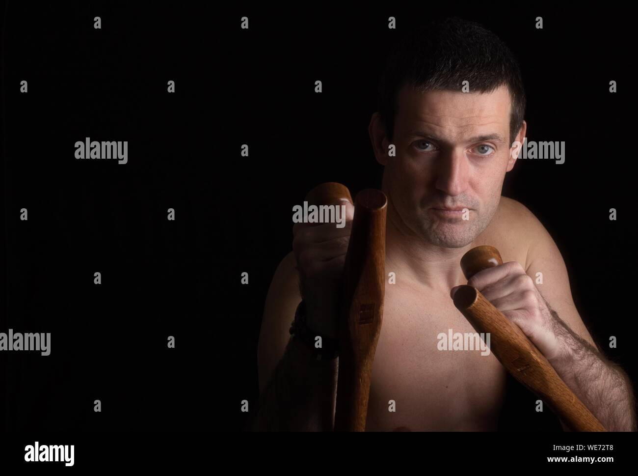 Man With Weapon High Resolution Stock Photography and Images - Alamy
