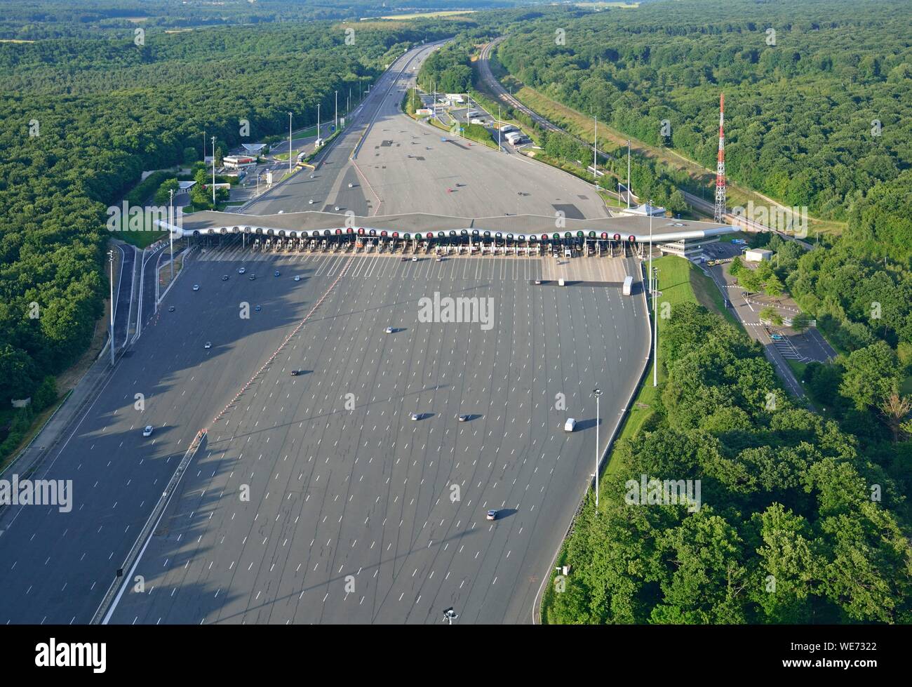 Motorway france toll hi-res stock photography and images - Alamy