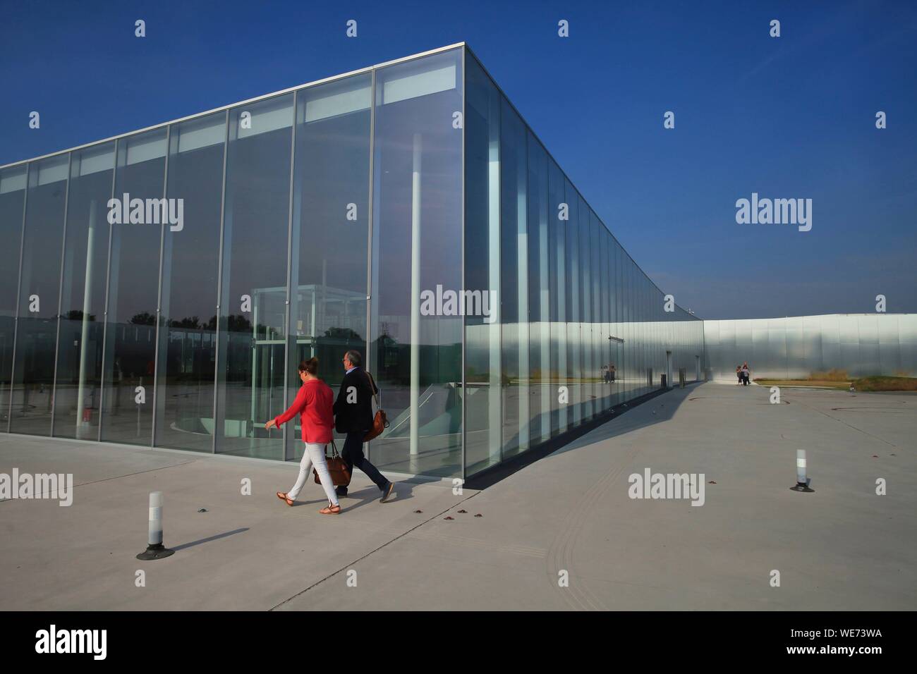 France, Pas de Calais, Lens, Louvre Lens Museum created by the Japanese ...