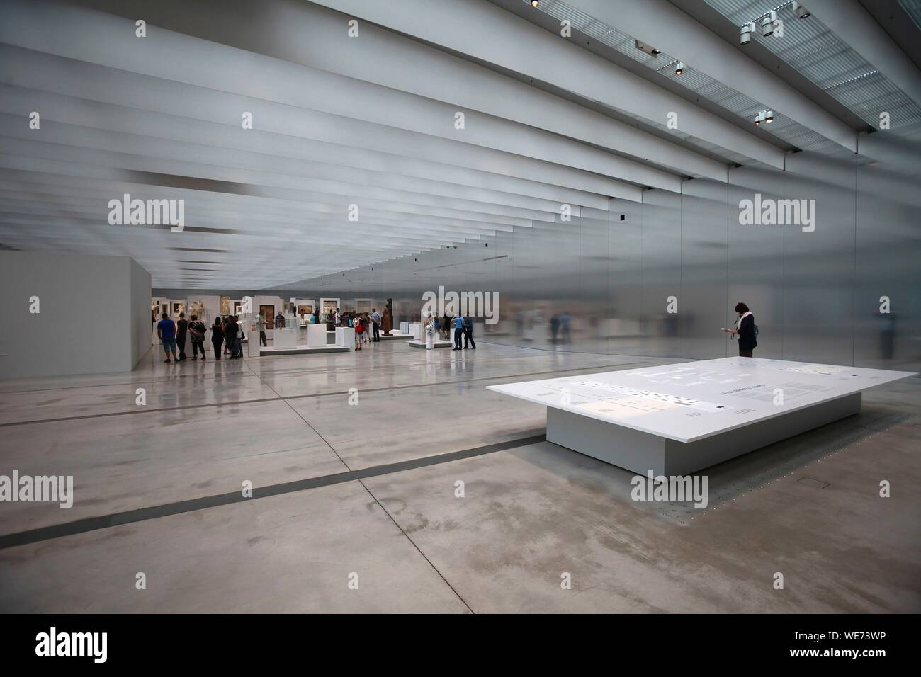 France, Pas de Calais, Lens, Louvre Lens Museum created by the Japanese ...