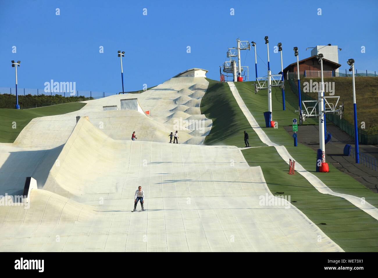 France, Pas de Calais, Noeux les Mines, Loisinord, terril reconverted ...