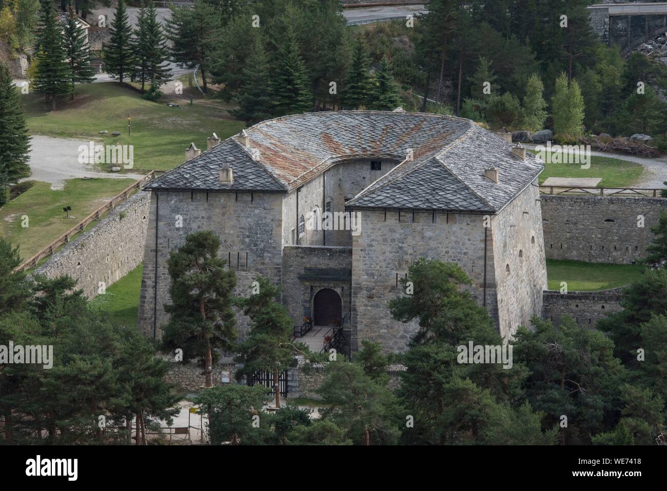 Fort victor emmanuel esseillon forts aussois hi-res stock photography ...