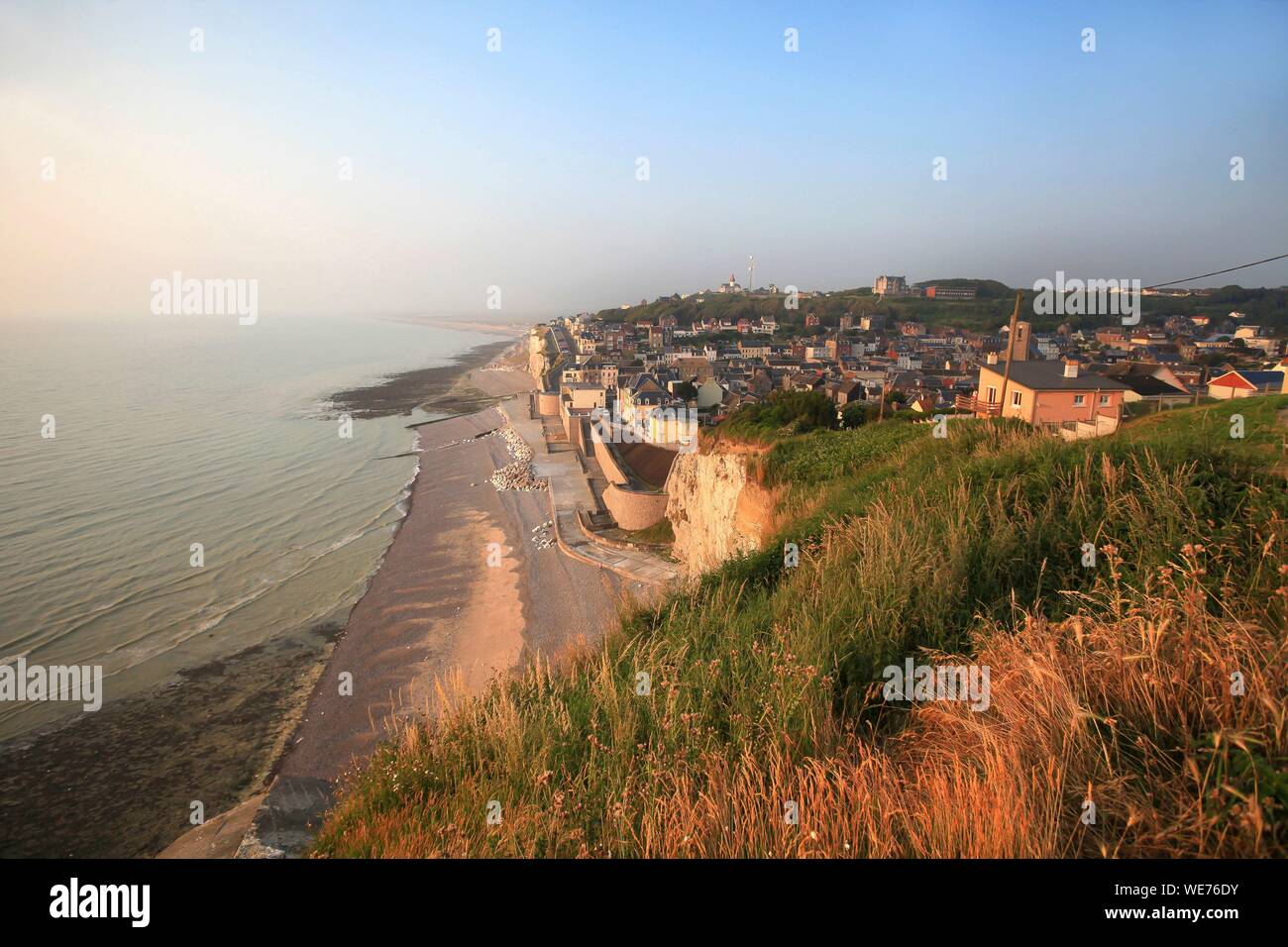France, Somme, Ault, village Stock Photo - Alamy