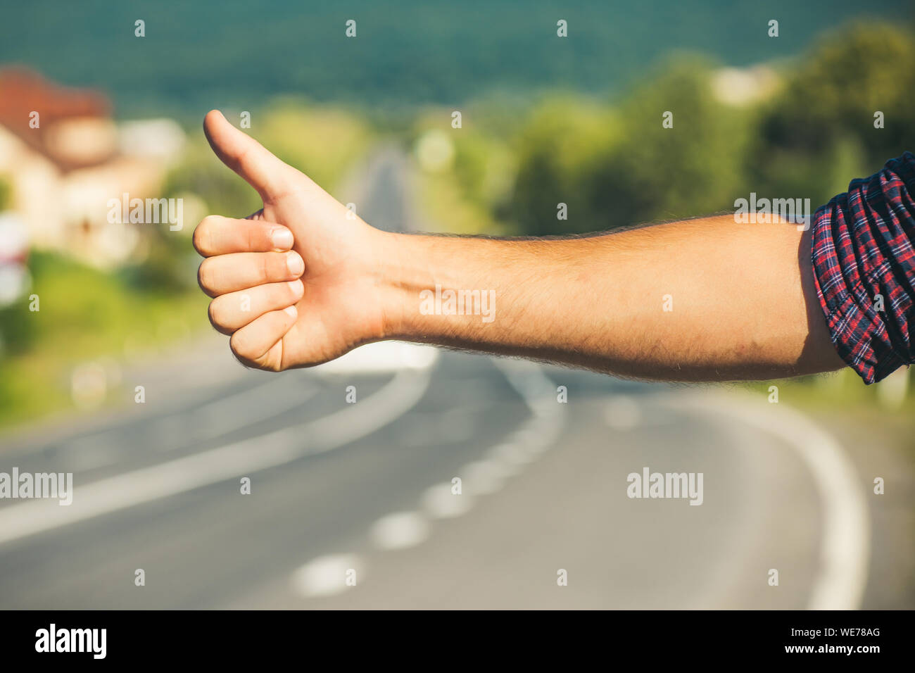 Man signaling stop hi-res stock photography and images - Alamy