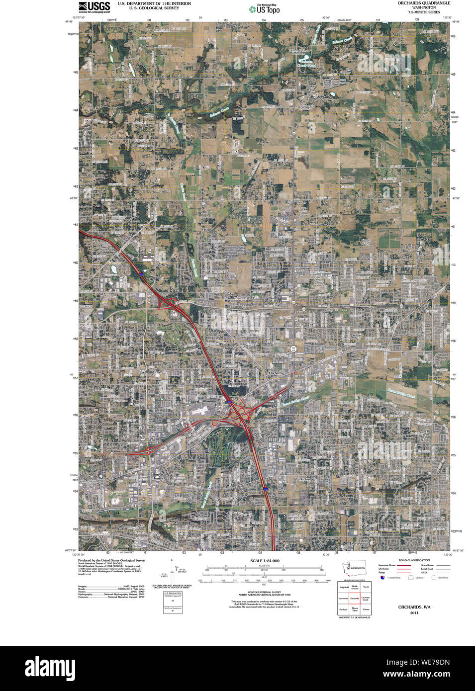 Map of orchards washington hi-res stock photography and images - Alamy