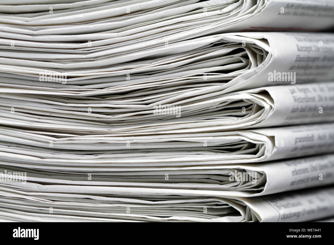 Newspaper stack hi-res stock photography and images - Alamy