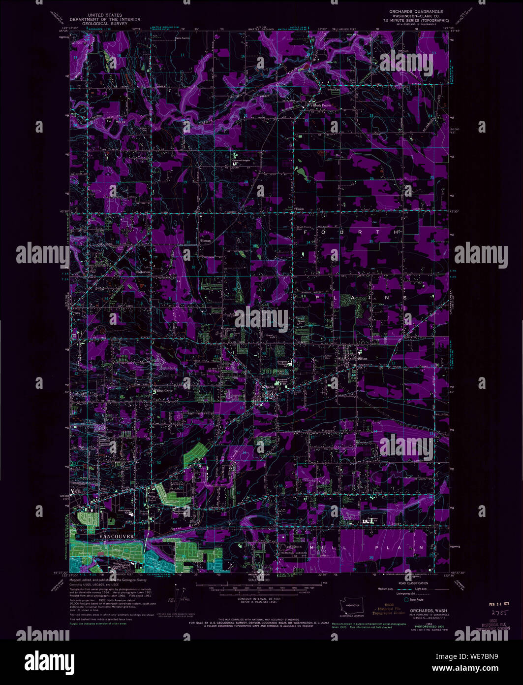 Map of orchards hi-res stock photography and images - Alamy