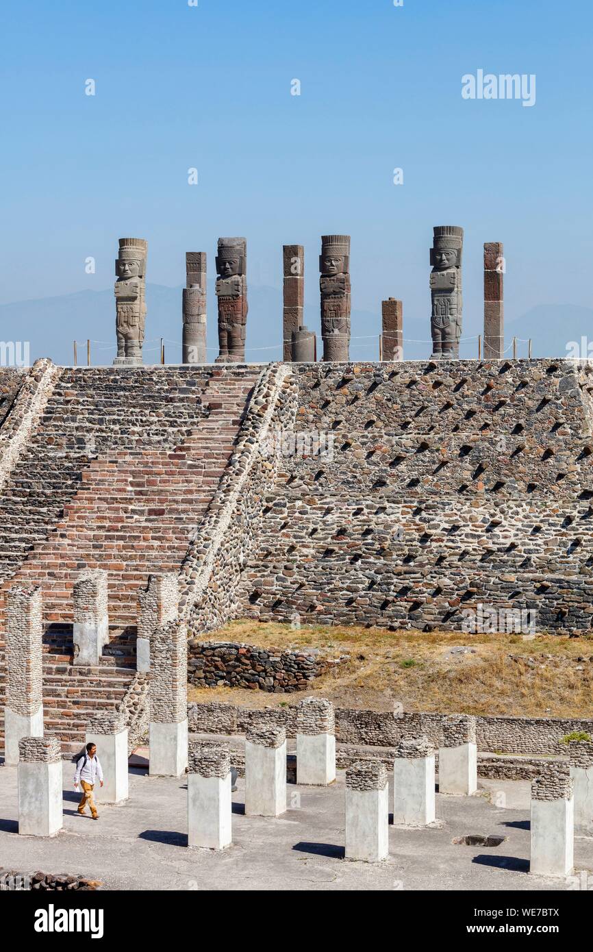 Mexico tula pyramid hi-res stock photography and images - Alamy