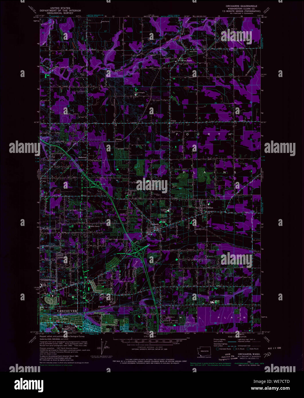 Map of orchards hi-res stock photography and images - Alamy