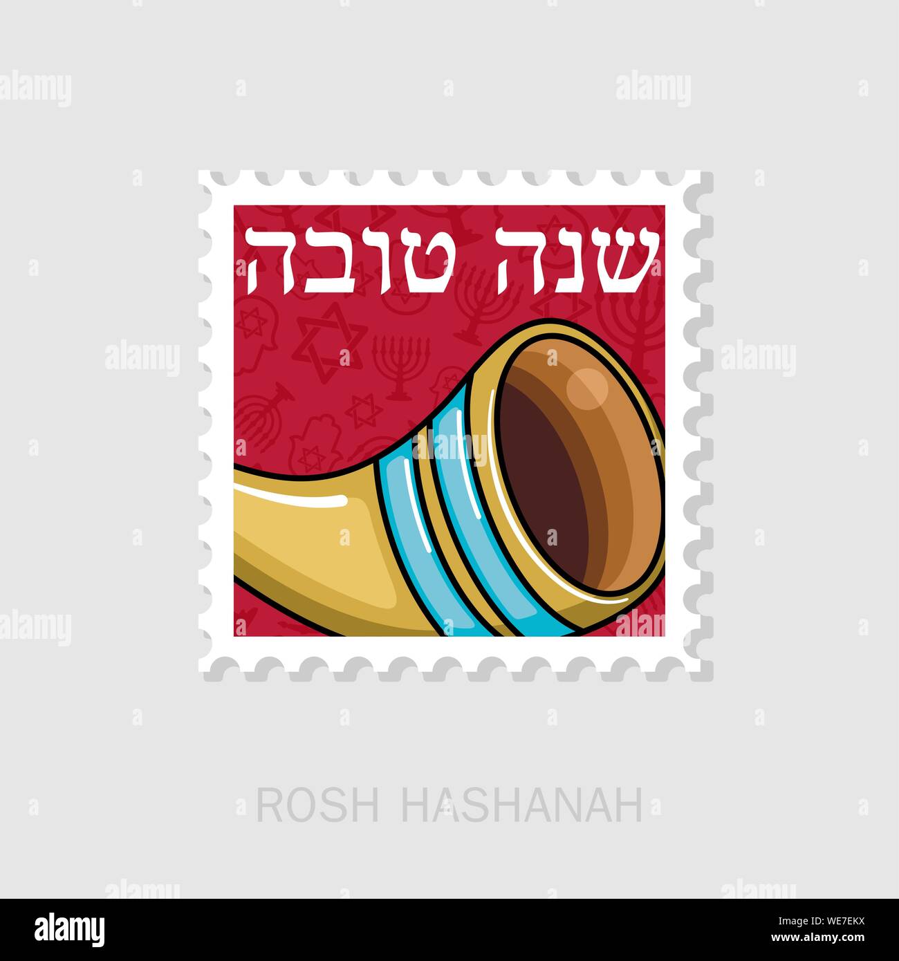 Postal horn Stock Vector Images - Alamy