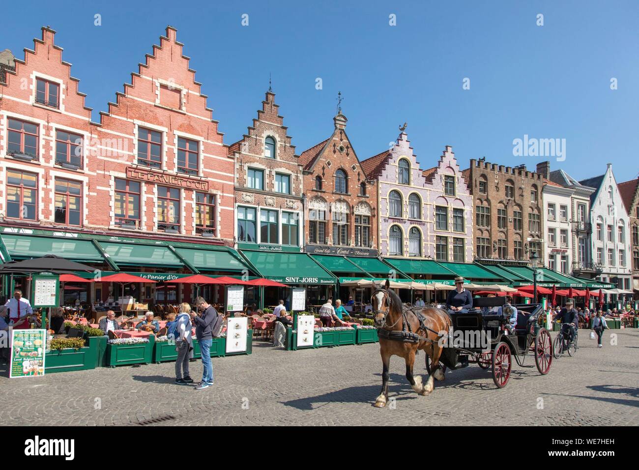 Belgium, Western Flanders, Bruges, historical centre listed as World ...