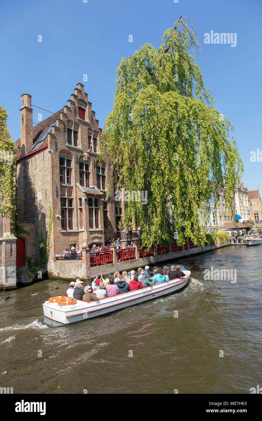 Belgium, Western Flanders, Bruges, historical centre listed as World ...